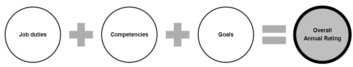 Performance Evaluation Sections And Rating Scale Human Resources